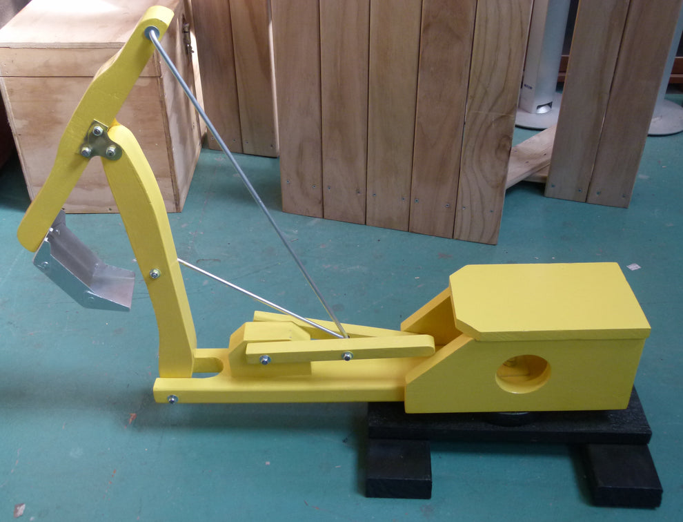 Wooden Digger – The Shed Project Kāpiti