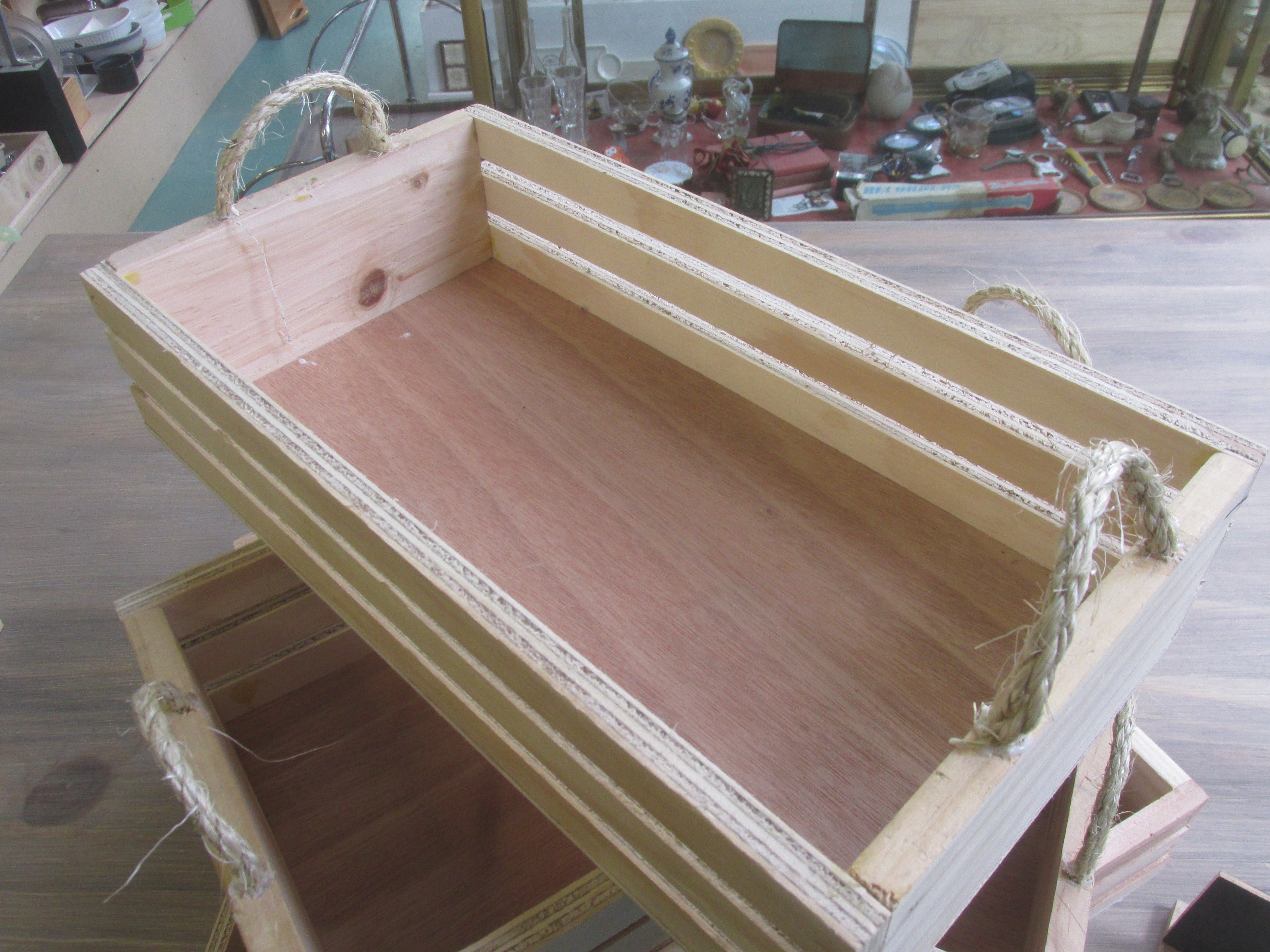 Wooden Gift Box with Rope Handles – The Shed Project Kāpiti